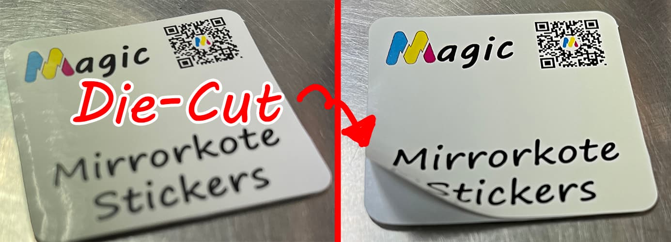 Die Cut Sticker VS Kiss Cut Sticker: making the right choice