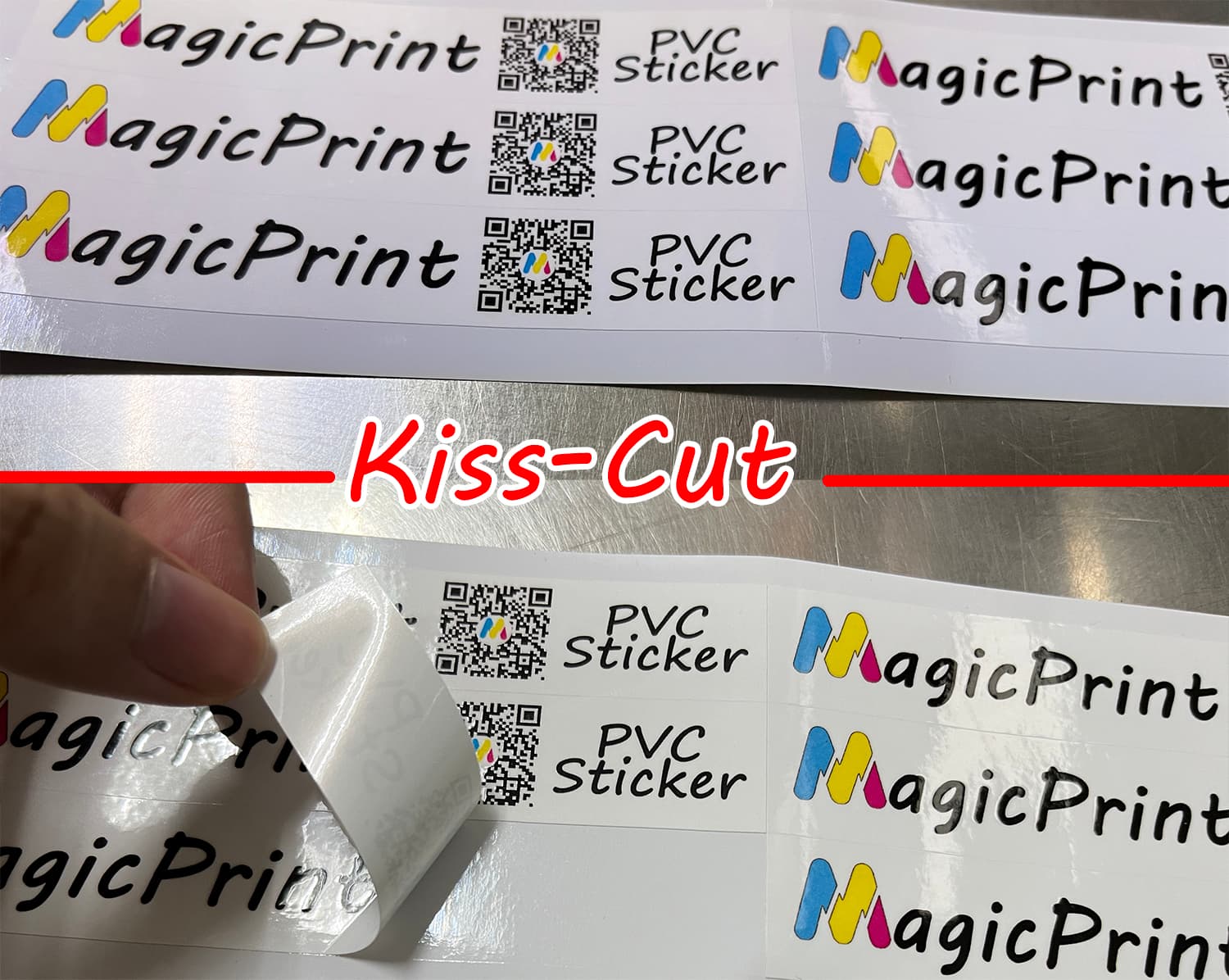 Die Cut Sticker VS Kiss Cut Sticker: making the right choice