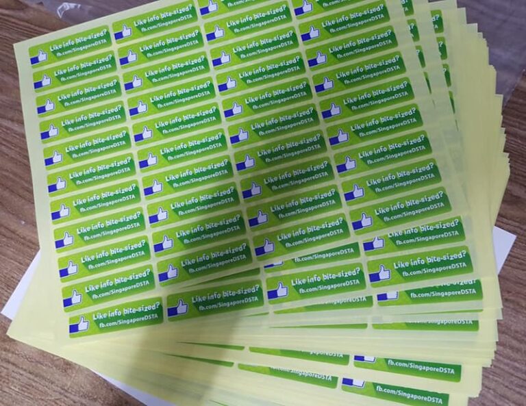 Cheap, Quality Custom Sticker Label Printing in Singapore!