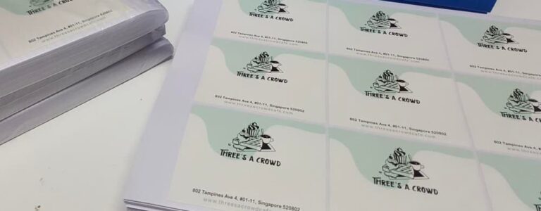 Cheap, Quality Custom Sticker Label Printing in Singapore!