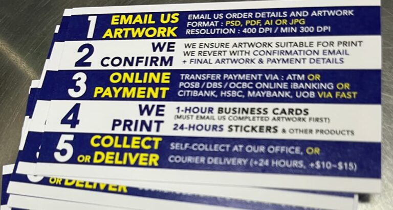 Name Card Printing in Singapore - Magic Print